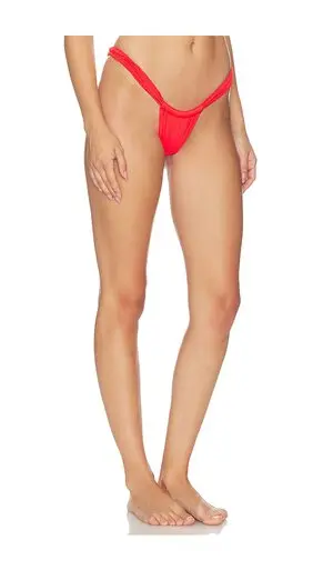 INDAH Bomba Skimpy Bikini Bottom In Red