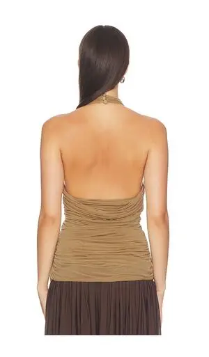 MAYGEL CORONEL Resonare Top In Tan