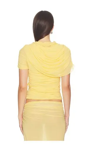 MAYGEL CORONEL Eterea Top In Yellow