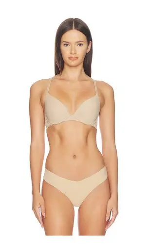 SKARLETT BLUE Divine Multi-way Push-up Bra In Neutral - Nylon