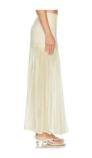 4TH & RECKLESS Saya Semi Sheer Maxi Skirt