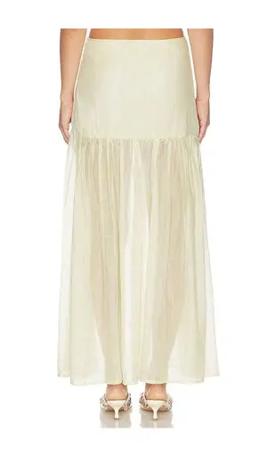 4TH & RECKLESS Saya Semi Sheer Maxi Skirt