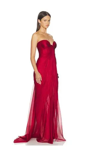 MARIA LUCIA HOHAN Salima Dress In Red