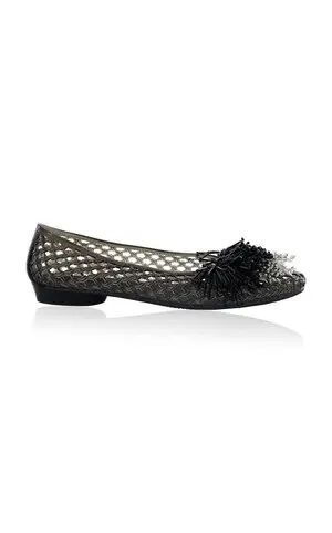 HEAVENLY JELLY Revel Embellished Jelly Shoes - Black