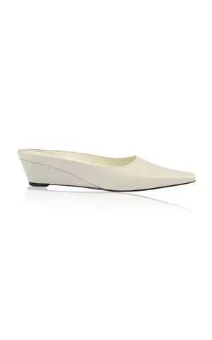 SALONDEJU Vintage Square Mule - Ivory