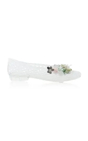 HEAVENLY JELLY Glowen Embellished Jelly Shoes - Clear