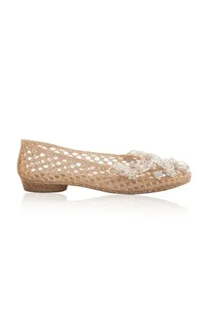 HEAVENLY JELLY Ease Embellished Jelly Shoes - Gold