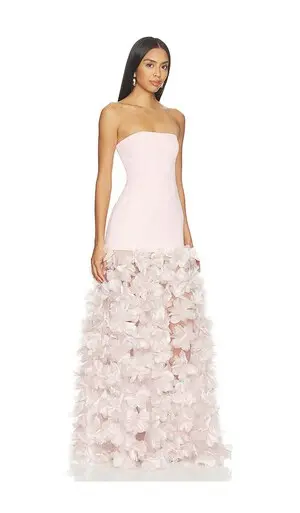 BRONX BANCO Harper Strapless Gown