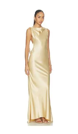 BRONX BANCO Vivien Chain Low Back Gown