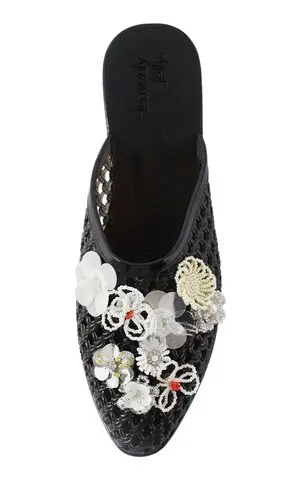 HEAVENLY JELLY Lacey Embellished Jelly Mule