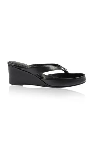 SALONDEJU Frame Wedge Mule - Black
