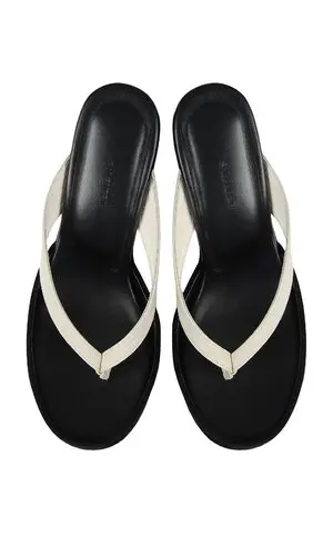 SALONDEJU Frame Wedge Mule - Ivory