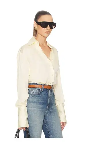 HELSA Relaxed Silk Shirt