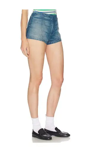 HELSA Denim Micro Short In Blue