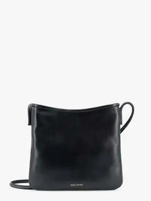 Manu Atelier Fidèle Leather Shoulder Bag - Black