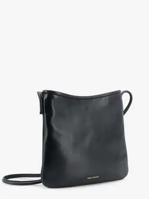 Manu Atelier Fidèle Leather Shoulder Bag - Black