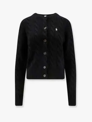 Polo Ralph Lauren Certified Wool And Cashmere Cardigan - Black