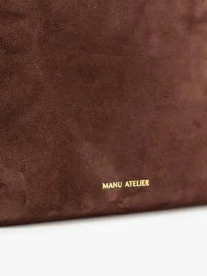 Manu Atelier Fidèle Suede Shoulder Bag