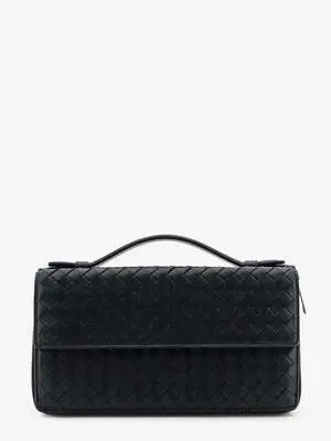 Bottega Veneta Leather Wallet With Intrecciato Pattern