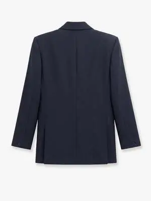 THE FRANKIE SHOP Monterey Structured Wool Blend Blazer