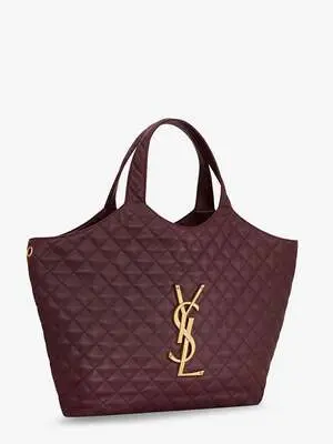 Saint Laurent Icare Quilted Leather Handbag