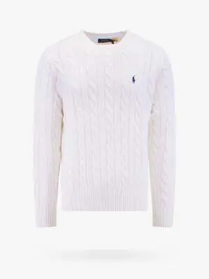 Polo Ralph Lauren Cable Knit Sweater With Embroidered Logo