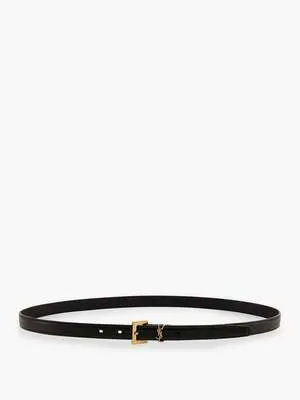 Saint Laurent Cassandre Leather Belt