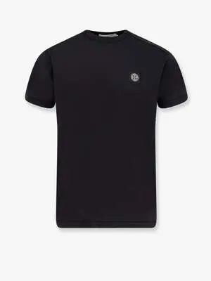 Stone Island Cotton Tshirt - Black