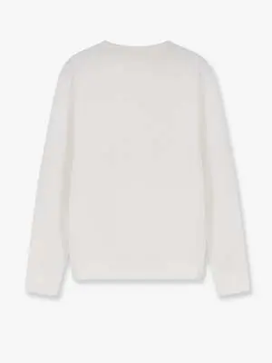 Polo Ralph Lauren Cotton Blend Sweatshirt With Iconic Embroidery - White
