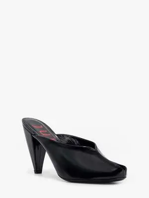 JUDE Patent Leather Paw Mule