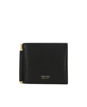 TOM FORD Logo-stamp Leather Wallet