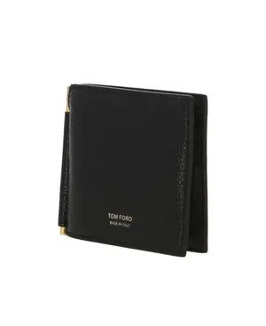 TOM FORD Logo-stamp Leather Wallet