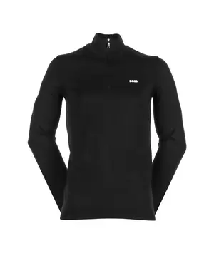 Hugo Boss Half-neck Knitted Jumper - Black