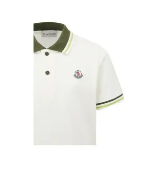 Moncler Logo Patch Polo Shirt
