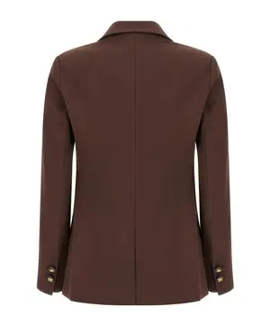 Elisabetta Franchi Single-breastred Pocket Blazer
