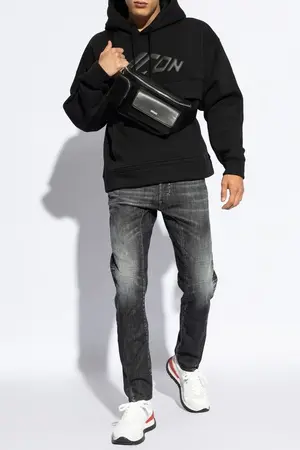 Dsquared2 Logo Detailed Drawstring Hoodie
