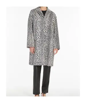 Max Mara Dania Animal Printed Coat
