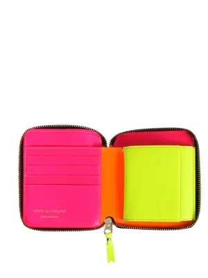 Comme Des Garçons Super Fluo Zipped Wallet