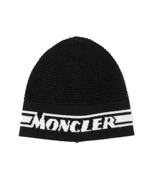 Moncler Logo Knitted Pullover Hat
