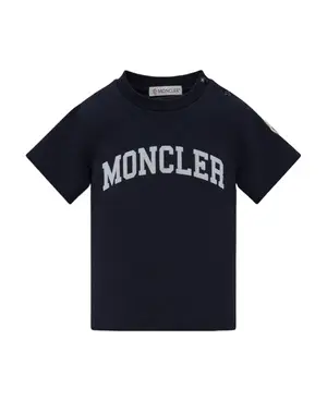 Moncler Printed T-shirt - Midnight Blue