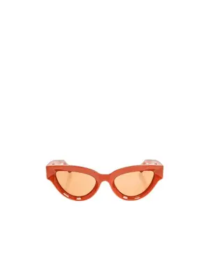 Bottega Veneta Sharp Cat Eye Sunglasses - Red