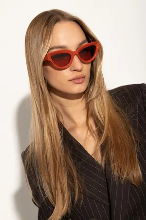 Bottega Veneta Sharp Cat Eye Sunglasses