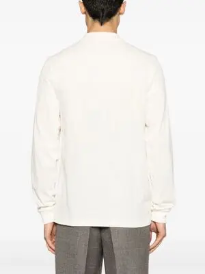 Fred Perry Logo-embroidered Cotton Polo Shirt - White