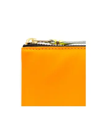 Play Comme Des Garcon Logo Zipper Wallet