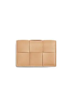Bottega Veneta Weaving Wallet - Nude