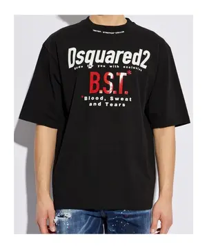 Dsquared2 Logo Printed Crewneck T-shirt