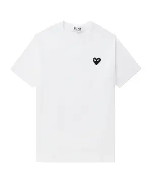 Comme Des Garçons Short-sleeved T-shirt - White/black