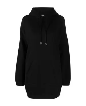 Dsquared2 Logo-print Oversize Hoodie - Black