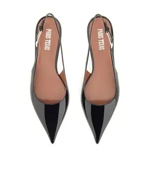Paris Texas Jessica Western Slingback Flat