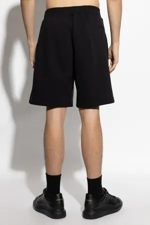 Dsquared2 Logo-rubberised Elasticated Waistband Shorts